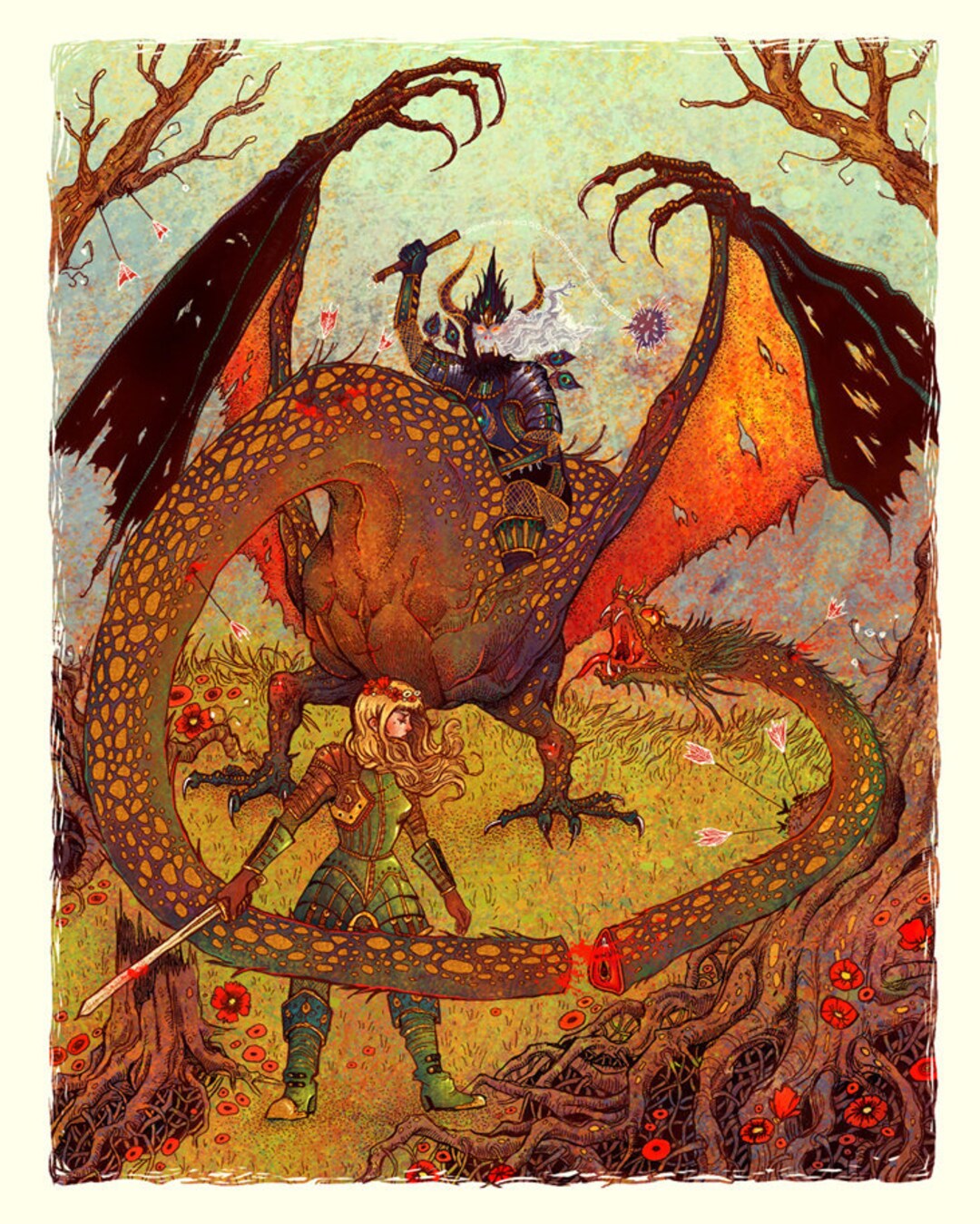 I Am No Man 8x10" Print - Etsy