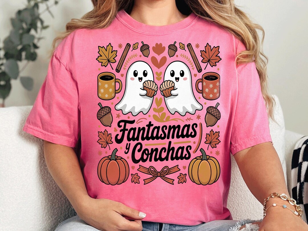 Spooky Conchas Art PNG: Ghost Pan Dulce Clipart (digital Download) - Etsy
