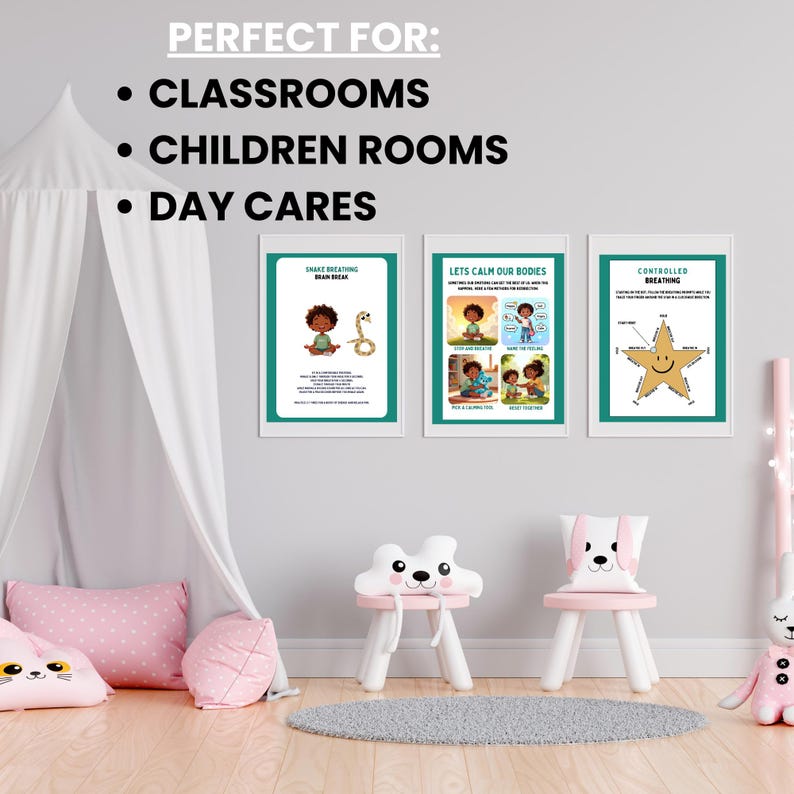 Calm Down Corner Kit: Emotional Regulation Tools (printable & Editable ...