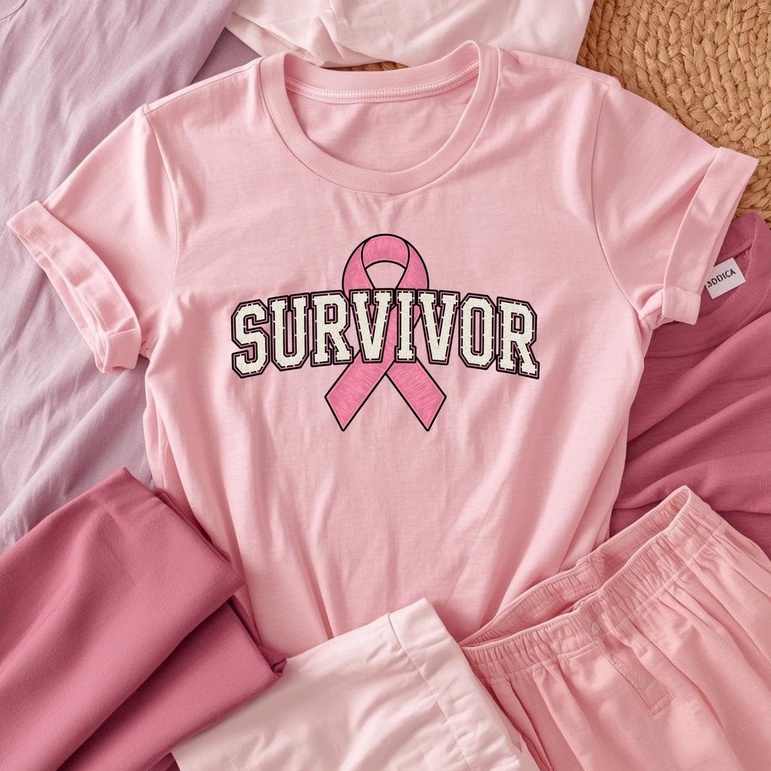 Breast Cancer Awareness Emblem PNG: Survivor University Crest (digital ...