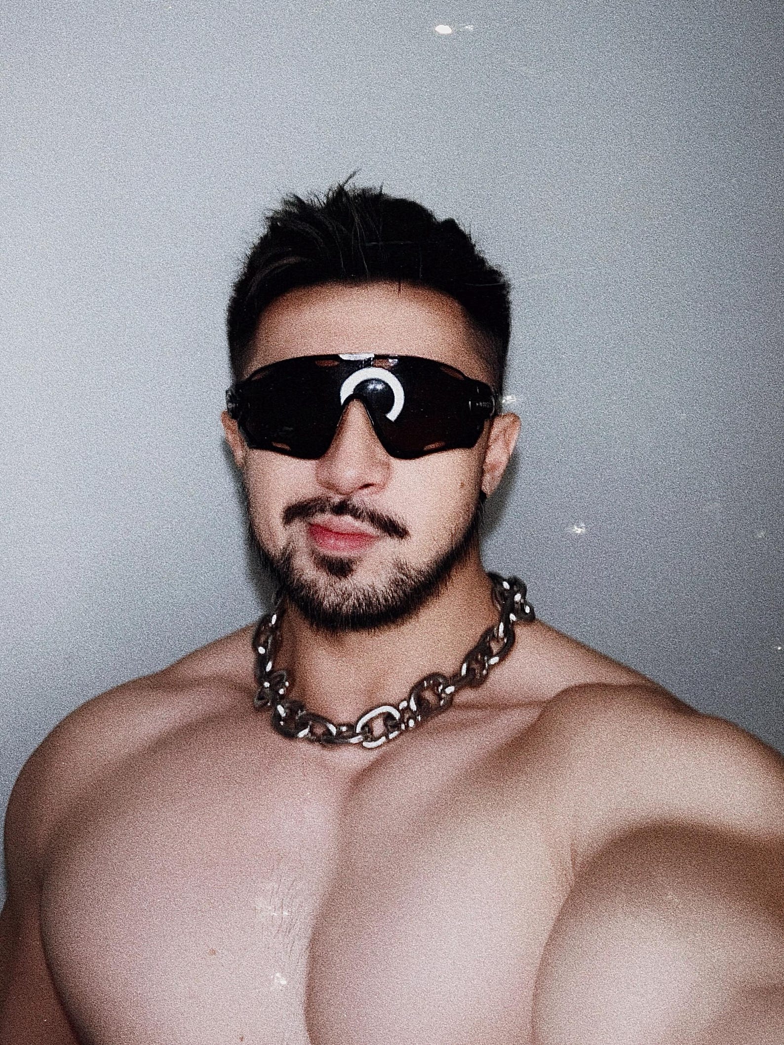 Heavy 304 Steel Chain Necklace – Industrial Men’s Choker, Handmade - Etsy