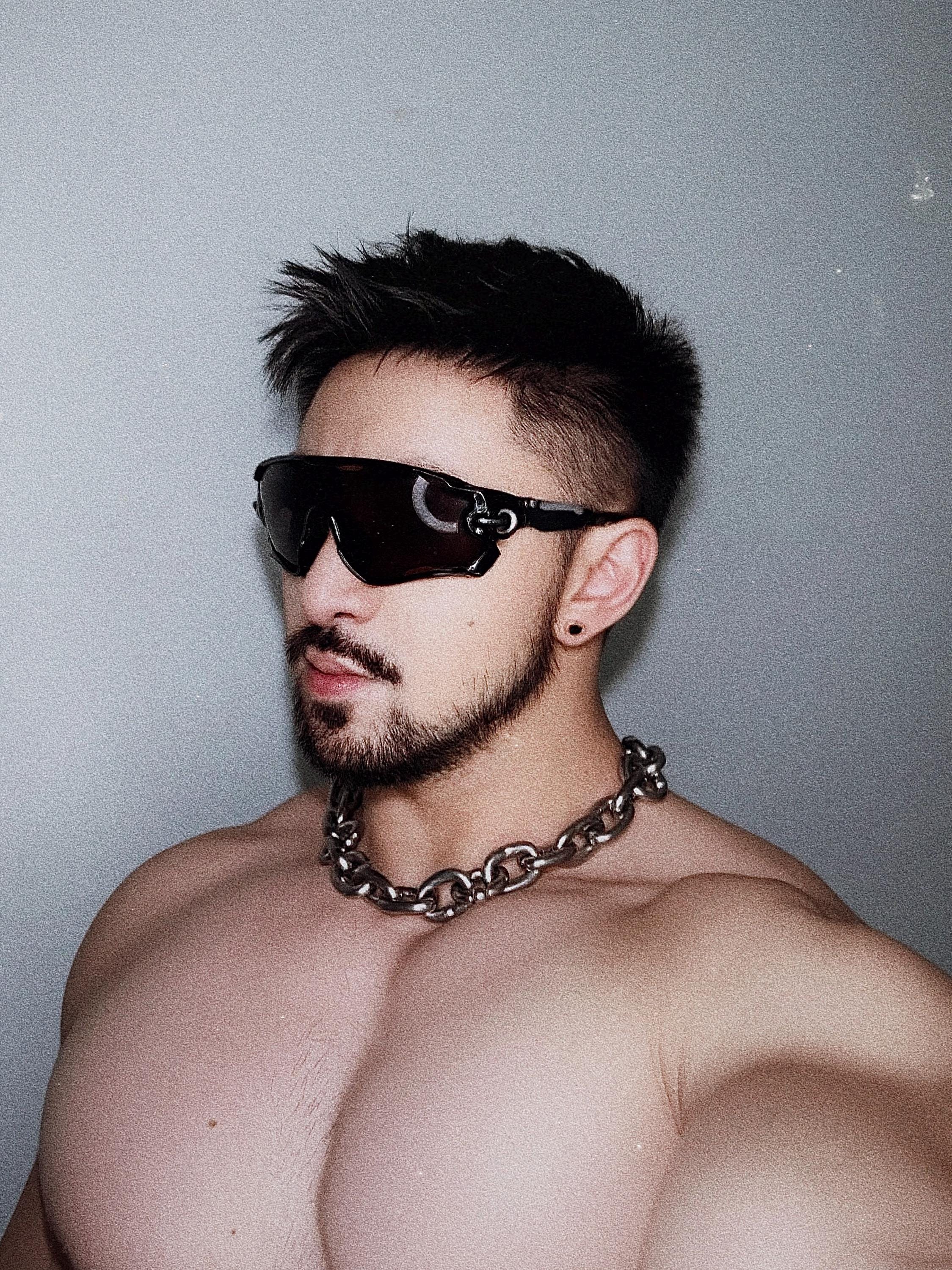 Heavy 304 Steel Chain Necklace – Industrial Men’s Choker, Handmade - Etsy