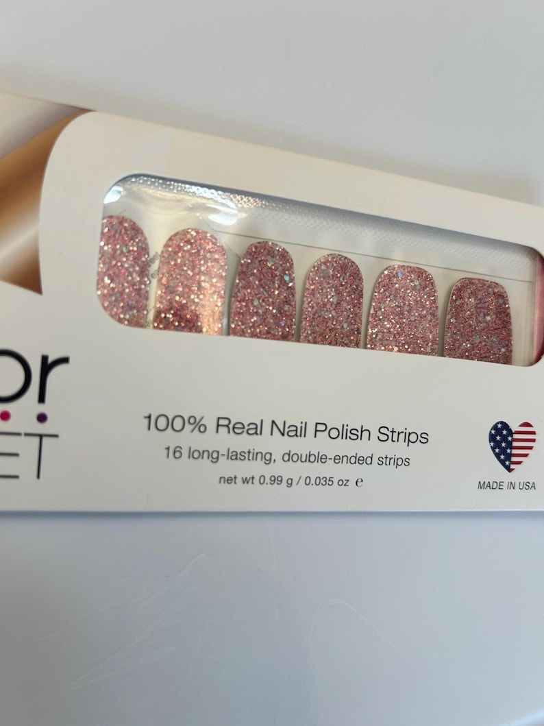 Color Street Glitters, Glitter Dipped Retired, New, Nail Polish Strips ...