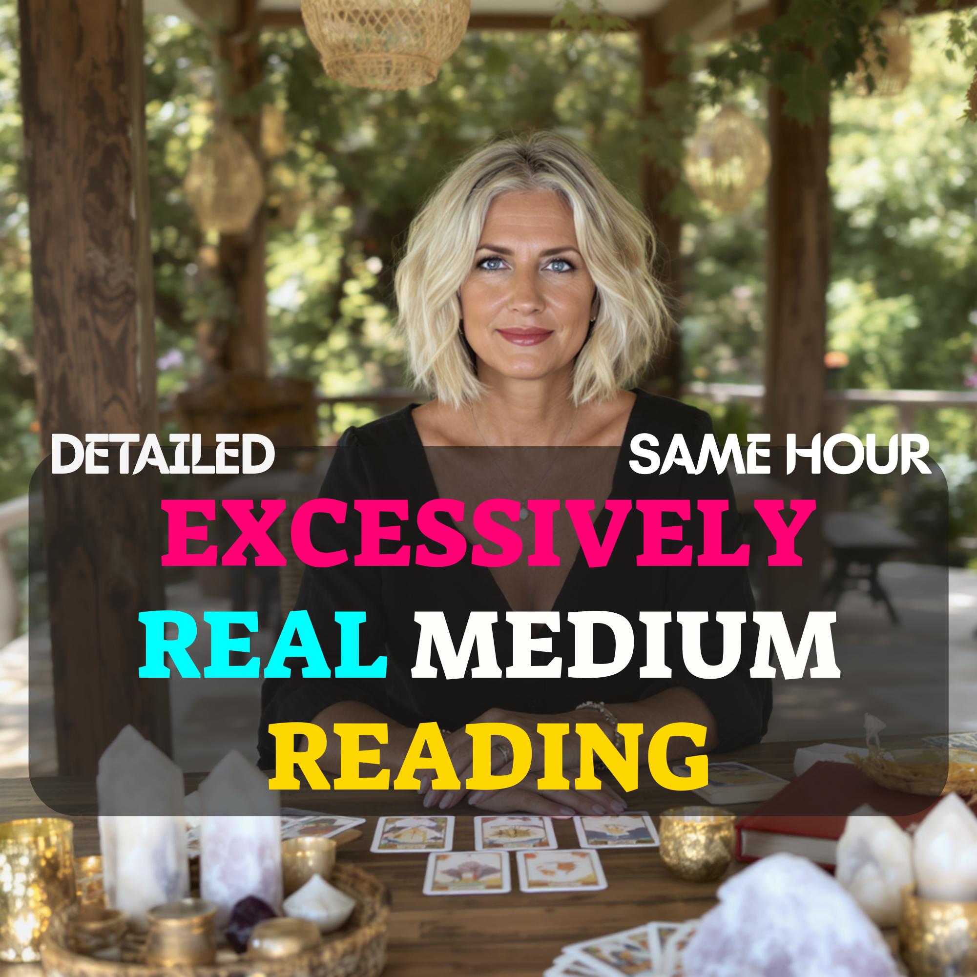 Real Medium Reading / Excessively Detailed Psychic Insight | Same Hour ...