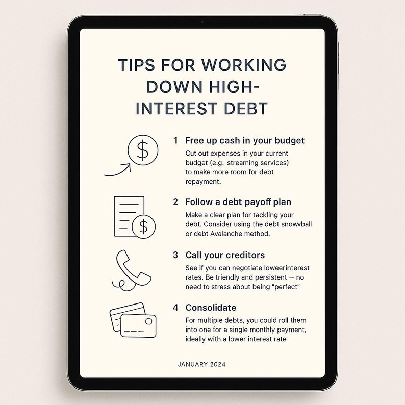 ADHD Budget Planner Printable | Simple Monthly Money Tracker | Easy ...