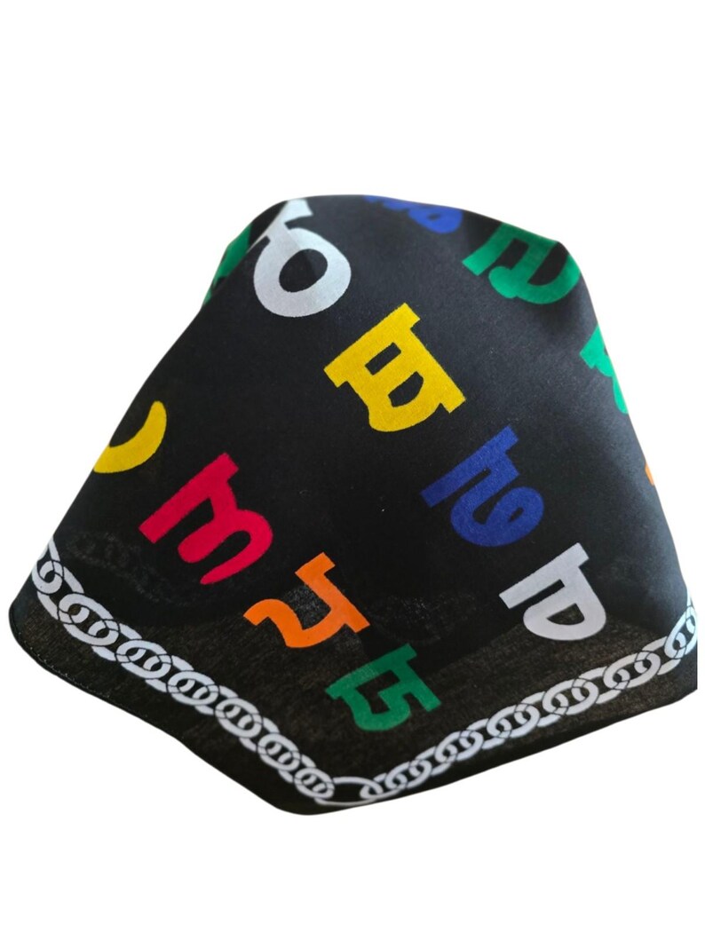 Punjabi Gurmukhi Alphabet Bandana Head Wrap Gear Rumal Handkerchief ...