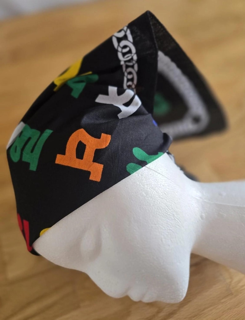 Punjabi Gurmukhi Alphabet Bandana Head Wrap Gear Rumal Handkerchief ...