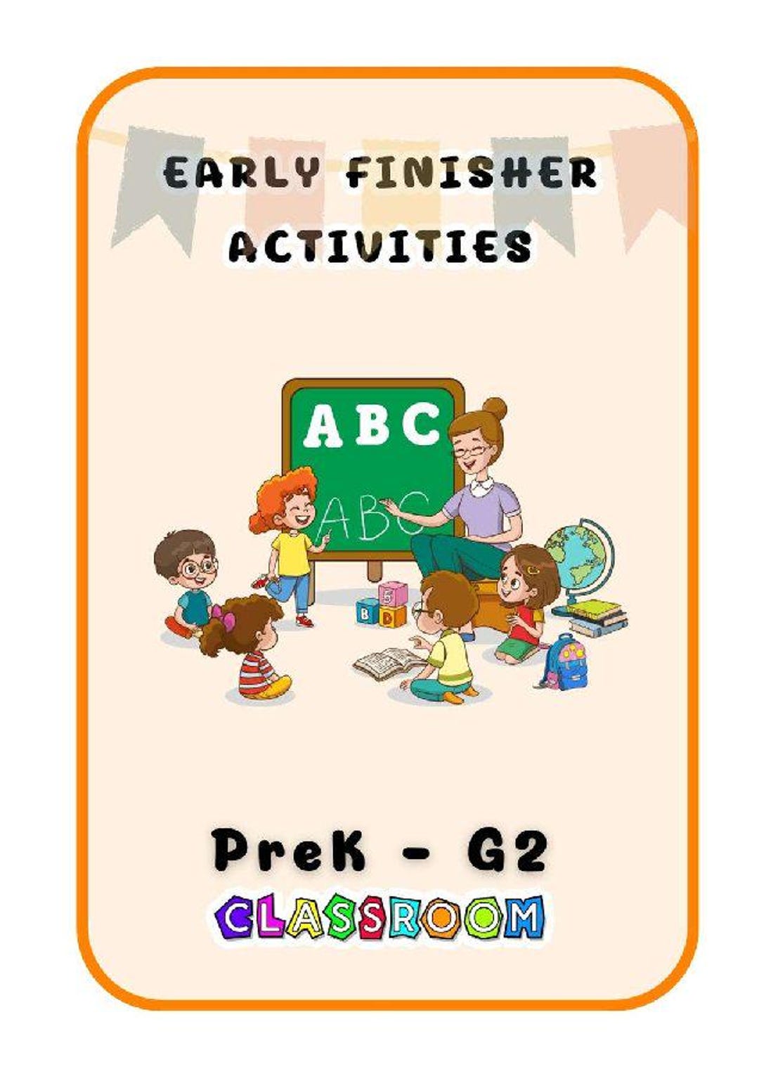 Learning Activities for Prek–g2 | Early Finisher Worksheets - Etsy