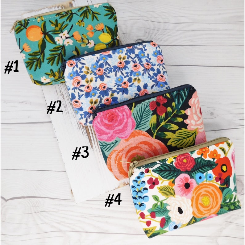 Coin Purse or Mini Wallet/ Small Zipper Pouch/ Change Pouch/ - Etsy
