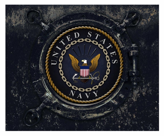 United States Navy Emblem Print | Etsy