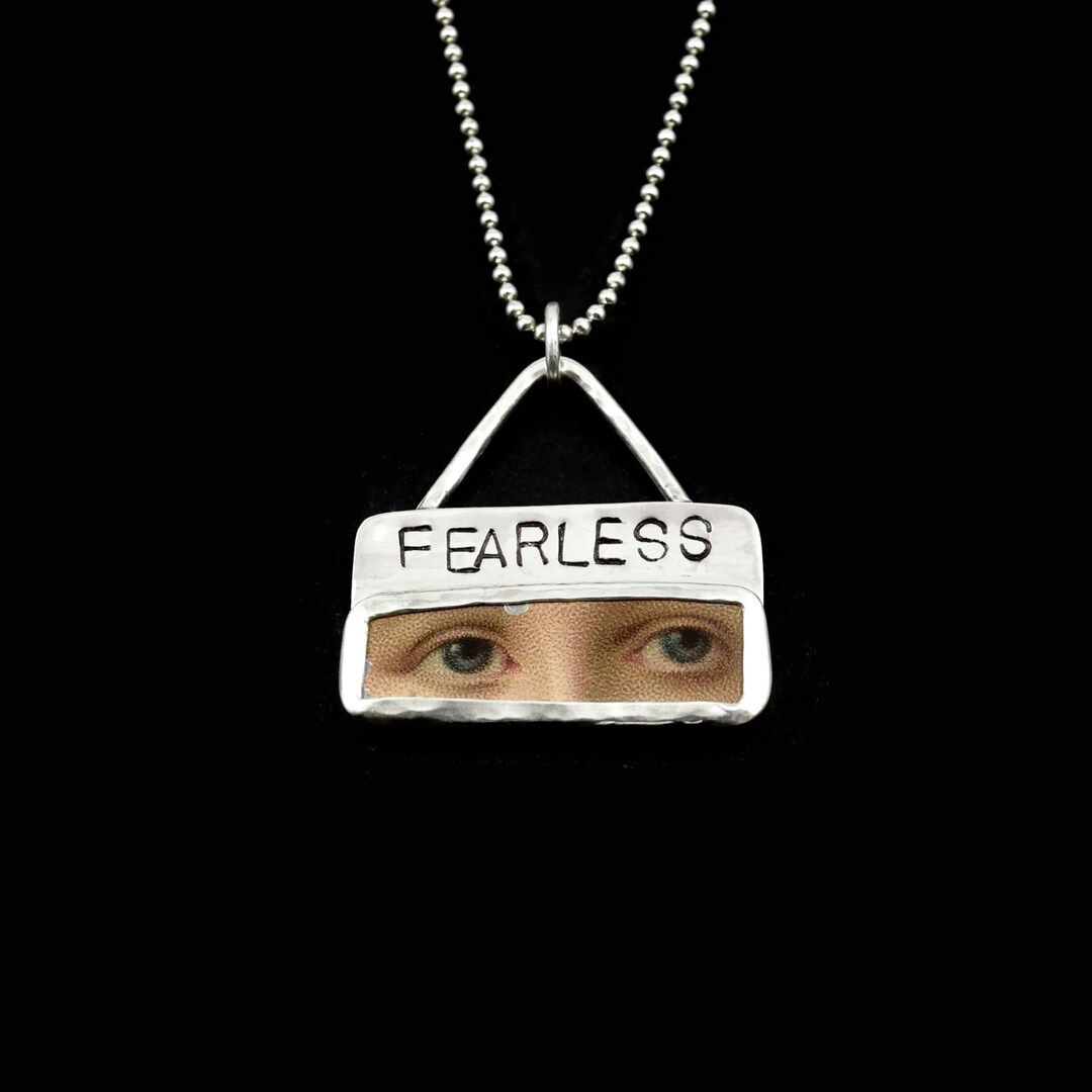 Meaningful Jewelry, Fearless, Gift for Her, Unique Necklace, Gift for ...