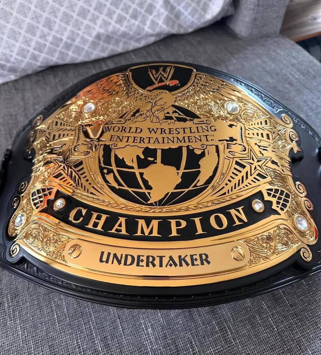 World Wrestling Entertainment Undertaker Championship Title Belt ...