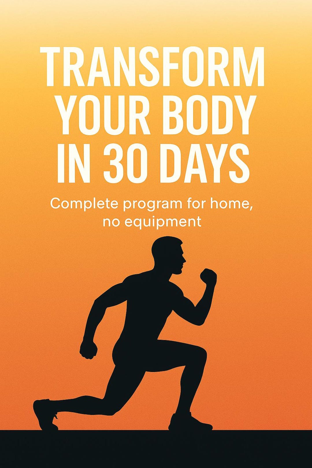 30-day Home Workout Plan – No Equipment | Glute & Full Body Program ...