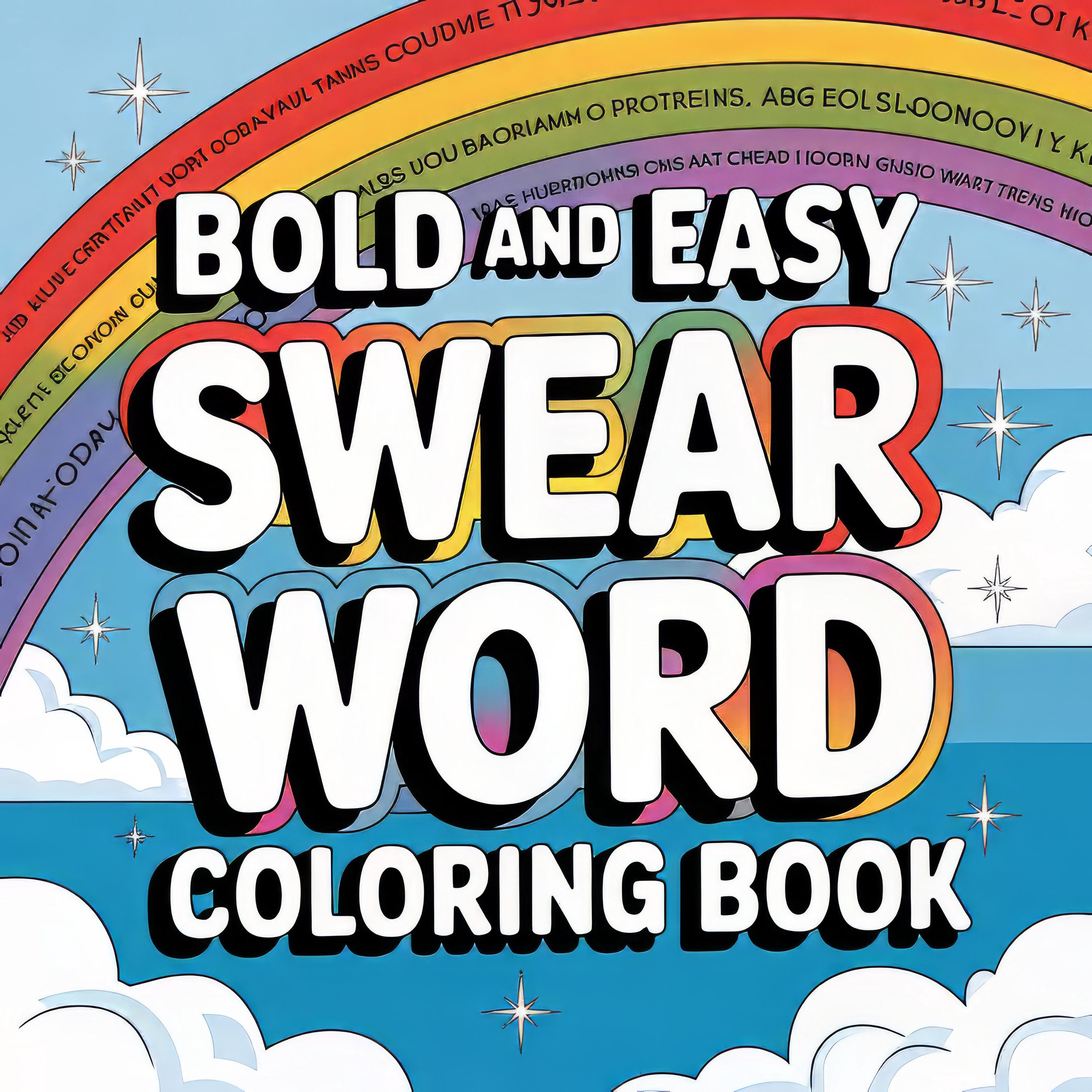 ADULT - Bold and Easy Swear Word Coloring Pages - Etsy