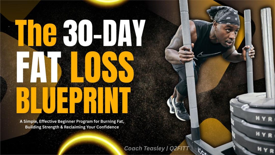30-day Fat Loss Blueprint | Beginner Weight Loss Program | Printable ...