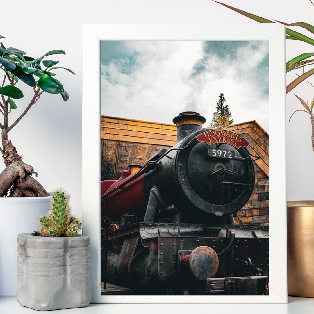 Hogwarts Express Wall Art – Platform 9:15 Train Poster for Harry Potter ...