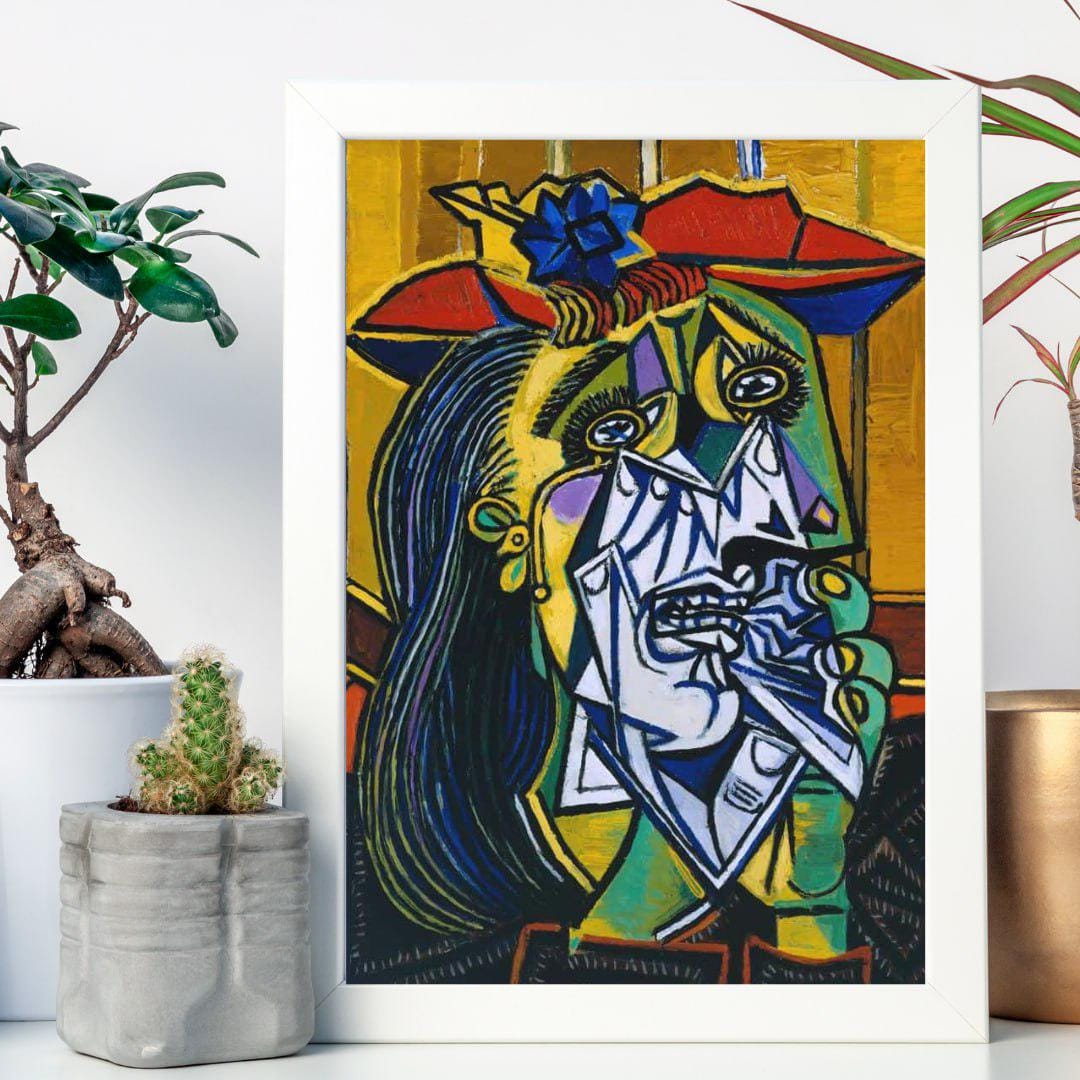 Pablo Picasso 'the Weeping Woman' Art Print – 1937 Cubist Masterpiece ...