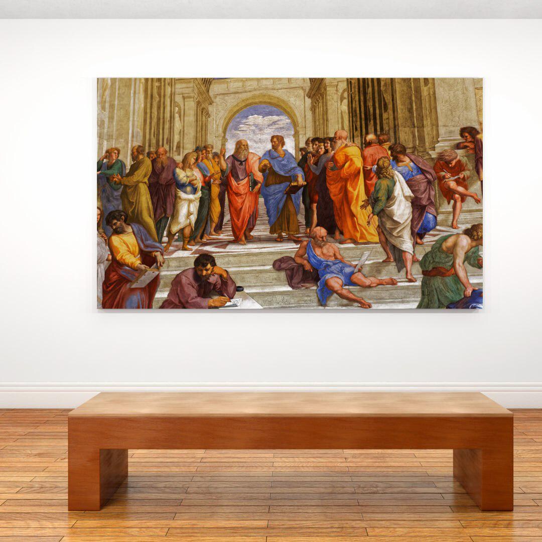 The School of Athens Wall Art | Raphael Classical Philosophy Poster ...