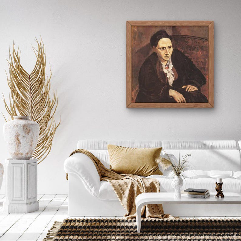 Pablo Picasso 'portrait of Gertrude Stein' 1905 Print – Rose Period ...
