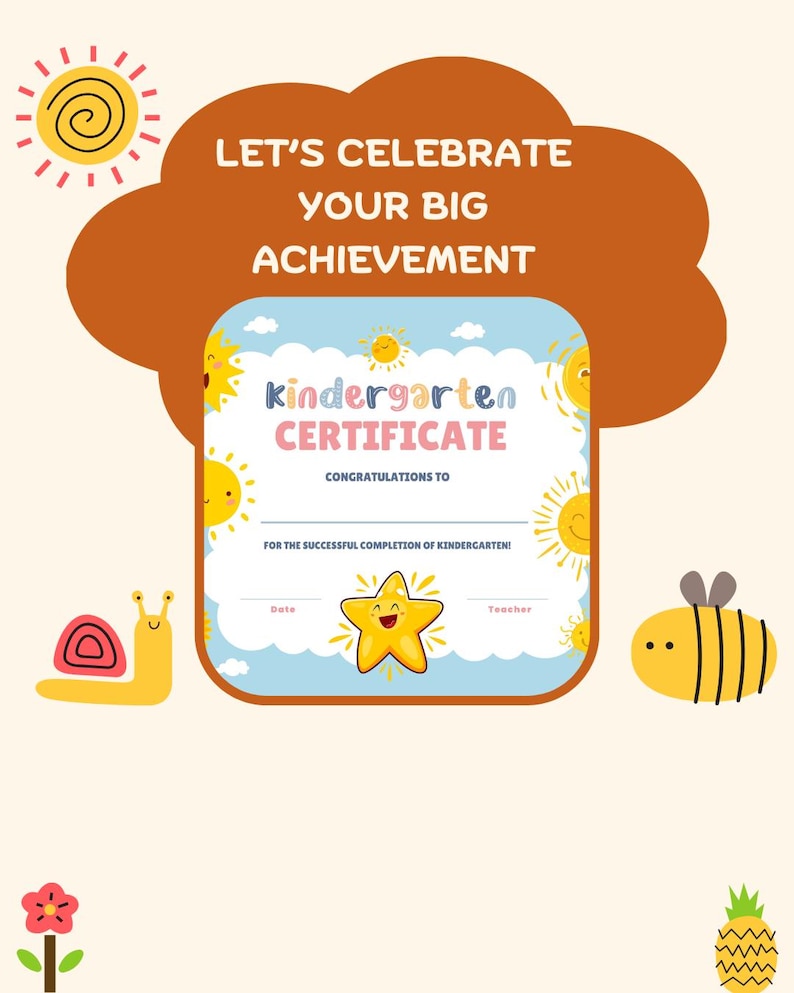Graduation Certificate Printable for Kids | Printable Preschool ...