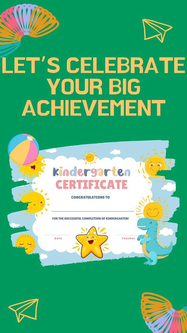 Graduation Certificate Printable for Kids | Printable Preschool ...