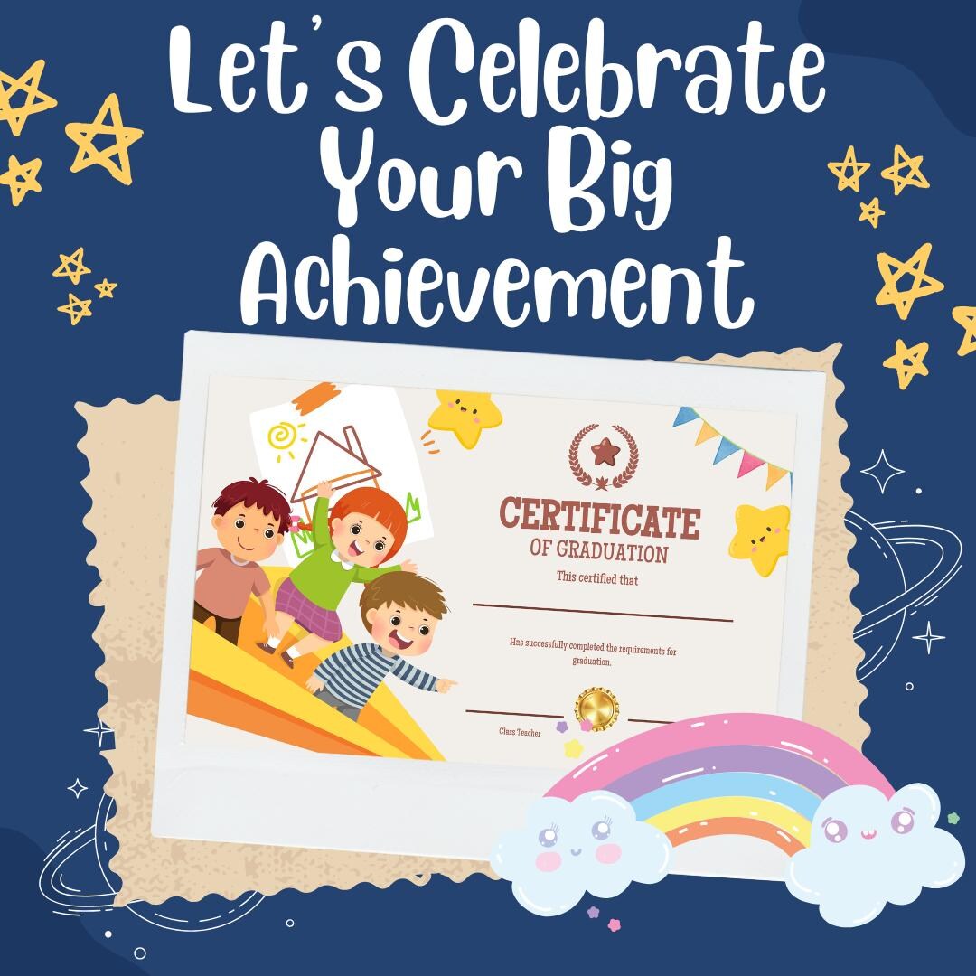 Printable Graduation Certificate for Kids: Fun Preschool Diploma (PDF ...