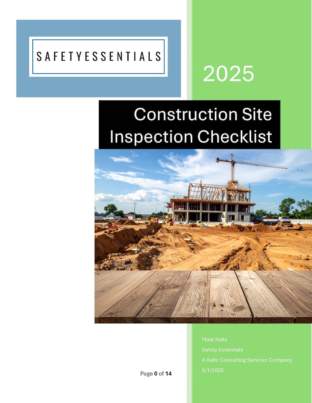 Construction Safety Checklist | OSHA Compliant | Comprehensive List ...