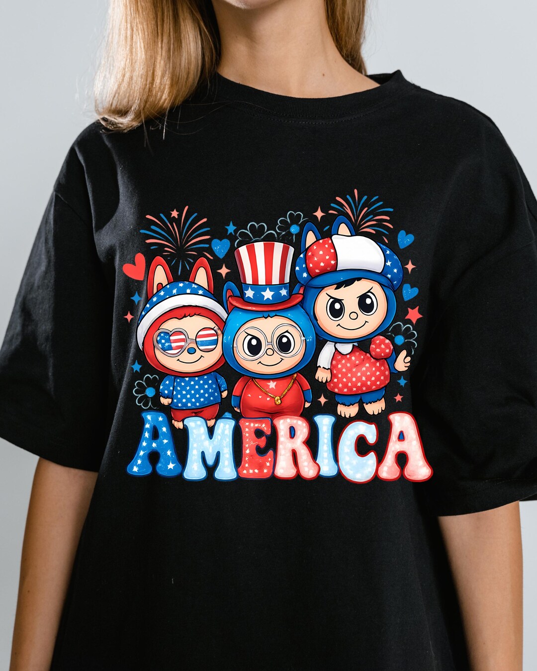 Labubu Png, Labubu 4th of July Png, Labubu Design, Labubu Character ...