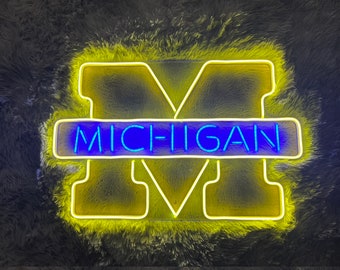 Michigan Neon Sign - Etsy