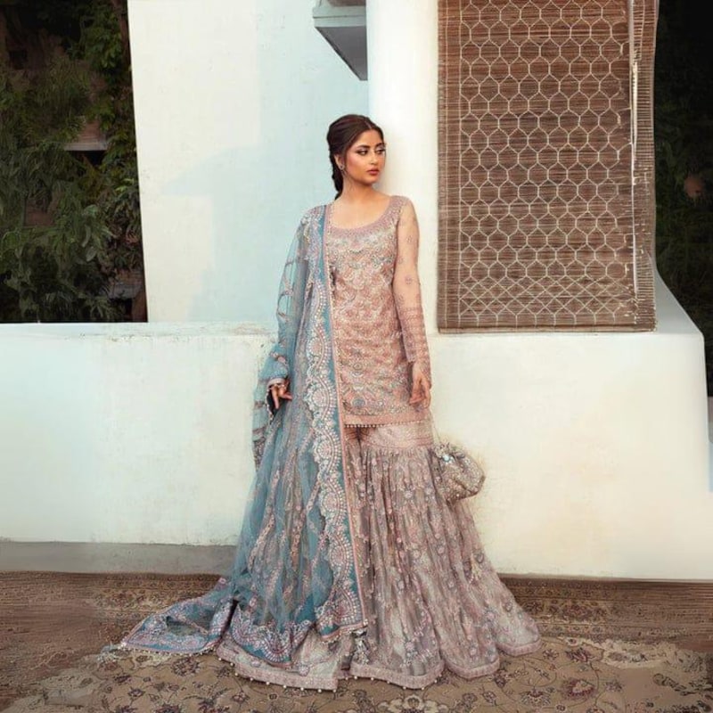 Pastel Sharara Set - Etsy UK