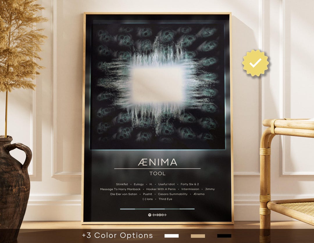 Tool Poster | Aenima Poster | Album Poster Prints | Wall Decor Posters ...