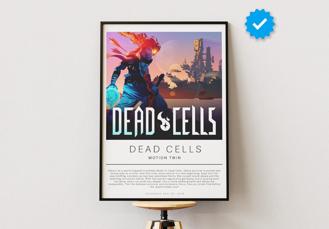 Dead Cells Poster | Gaming Poster | Video Game Prints | Wall Decor ...