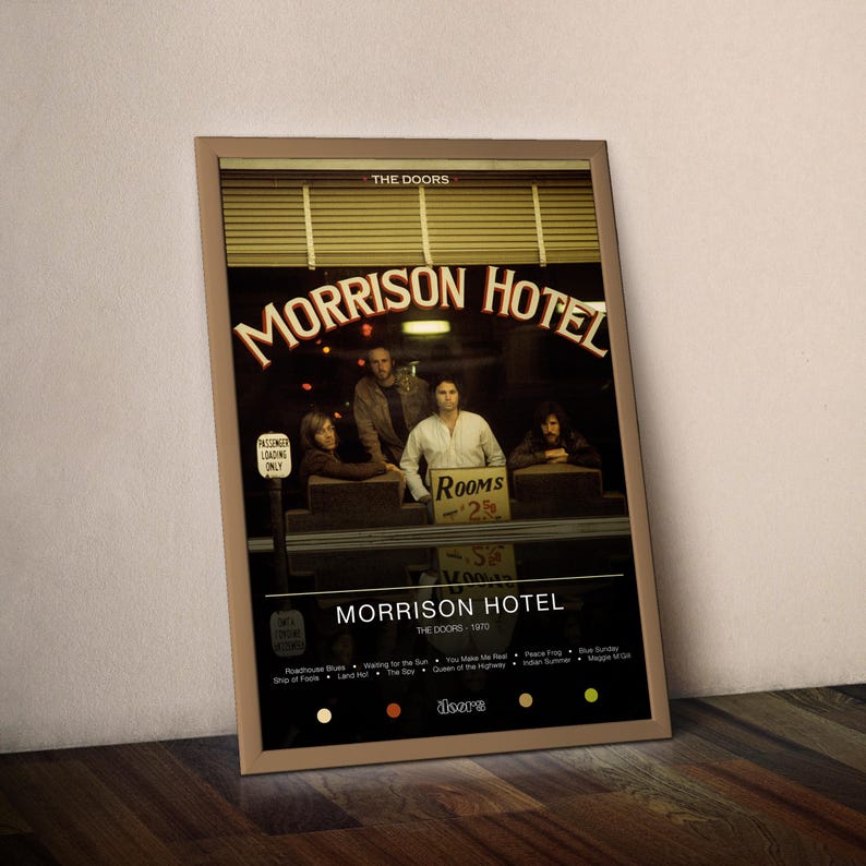 The Doors Poster | Morrison Hotel Poster | Album Poster Prints | Wall ...