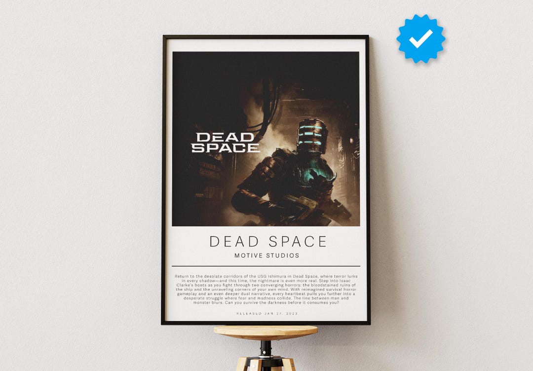 Dead Space Poster | Gaming Poster | Video Game Prints | Wall Decor ...
