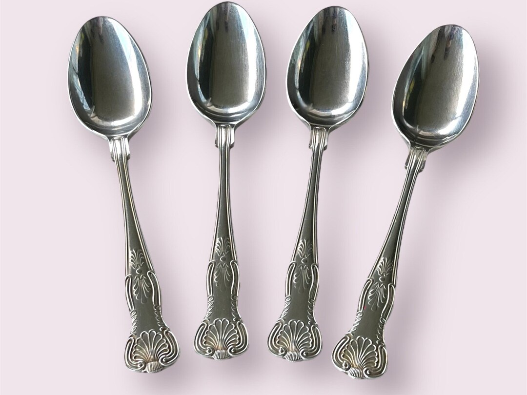 Vintage Silverware Kings Pattern Spoon Set by Worcester England - Etsy
