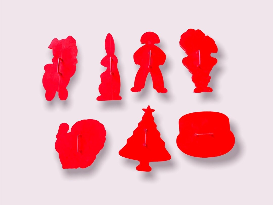 Cookie Cutters Tupperware Vintage Shapes Gingerbread Man - Etsy