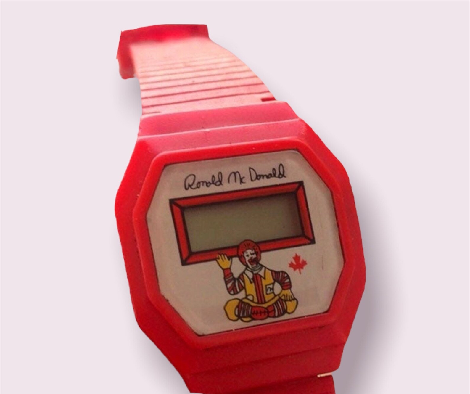 Mcdonalds Watch Digital Wristwatch Vintage Ronald Mcdonald - Etsy Canada