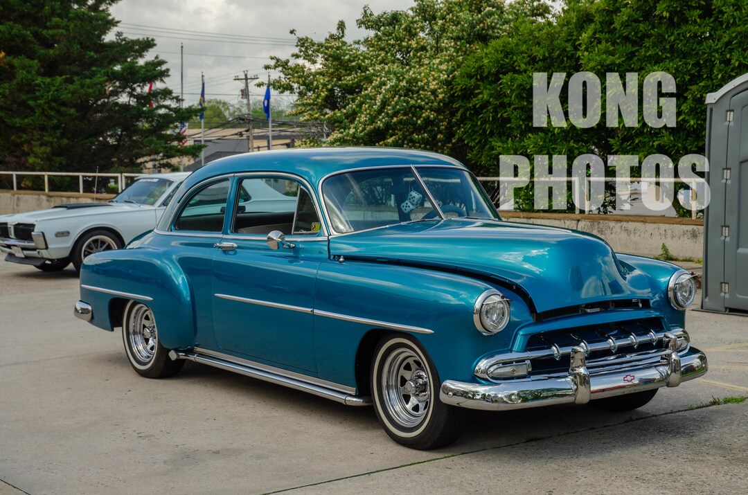 Blue 1952 Chevrolet Styleline Deluxe Photograph - Etsy