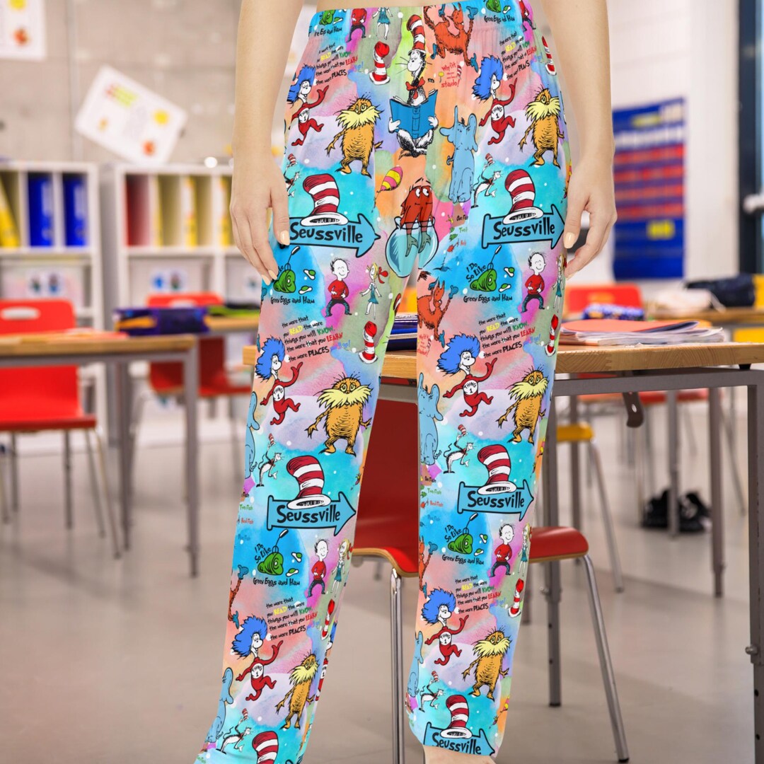 Read Across America Womens Pajama Pants | Teacher Reading Week Pjs ...