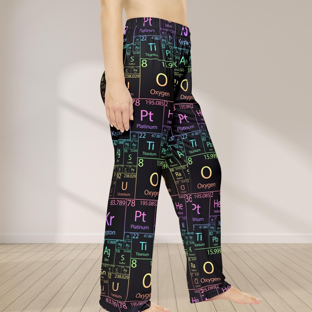 Periodic Table Pajama Pants | Science Teacher Gift - Etsy Australia