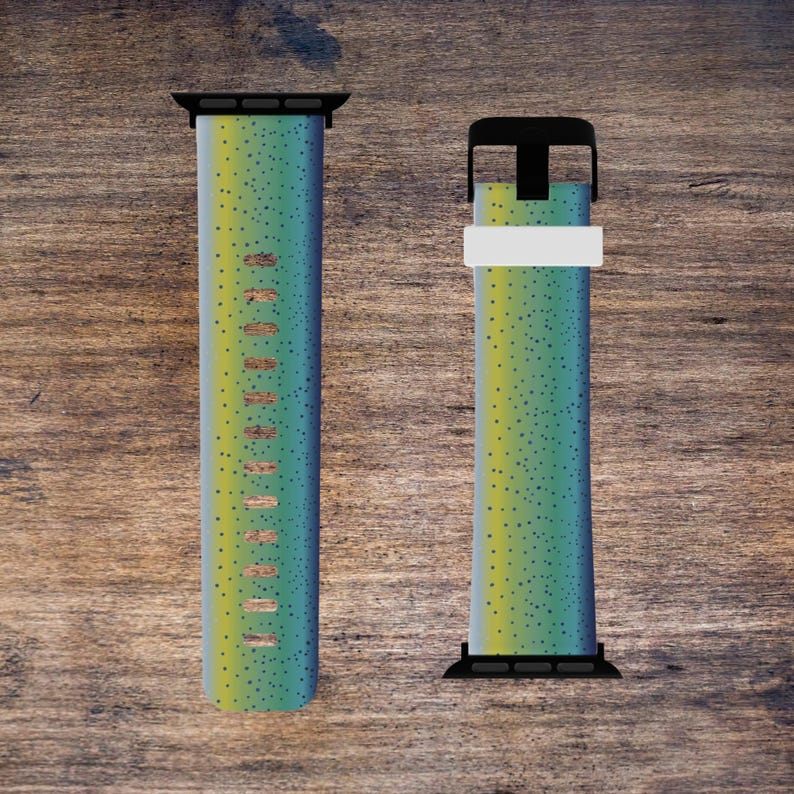 Mahi Fish Scale Apple Watch Band | Fisherman Gift - Etsy