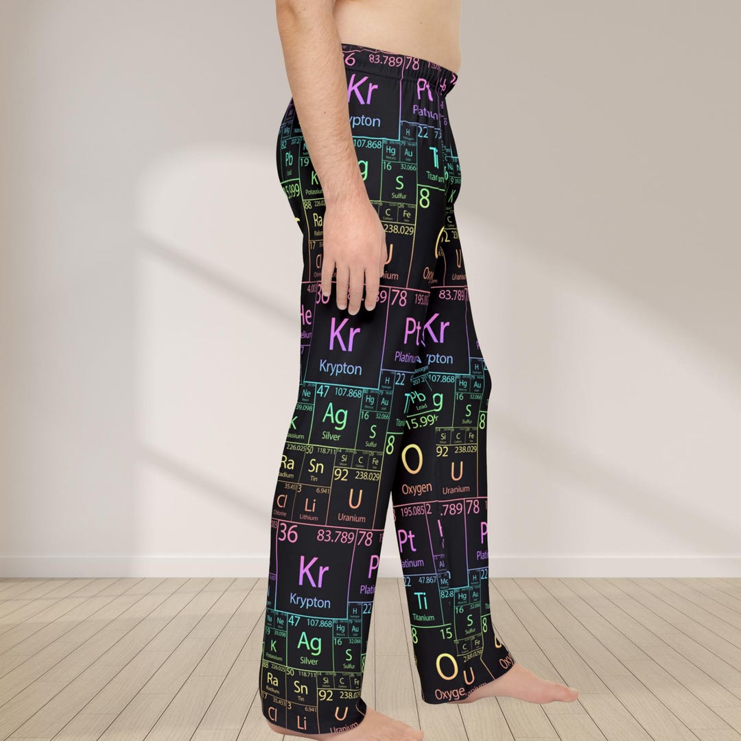 Periodic Table Pajama Pants | Science Teacher Sleepwear - Etsy