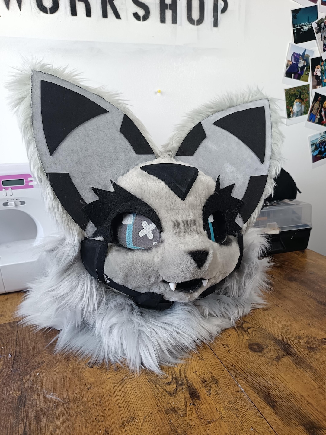 Fursuit Head Robot Cat - Etsy