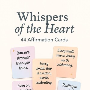 Pastel Affirmation Cards | Printable Positive Quotes Deck | Self-love ...