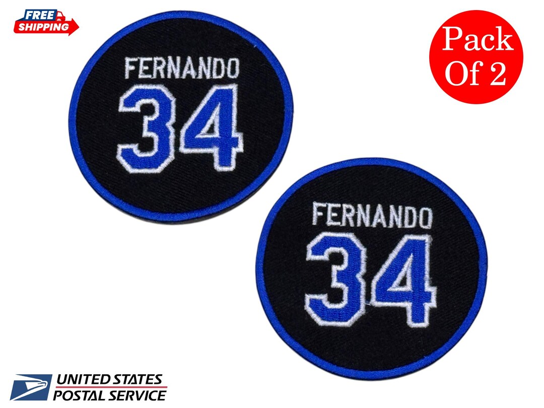 Fernando Valenzuela Memorial Jersey Patch (2-pack): Iron-on/sew-on - Etsy