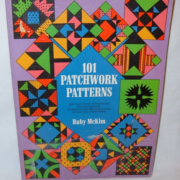 Patchwork Quilt Book - Etsy