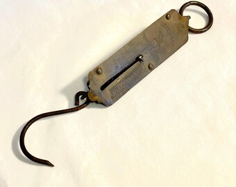 Vintage Brass Hand Scale/ Pocket Scale - Etsy