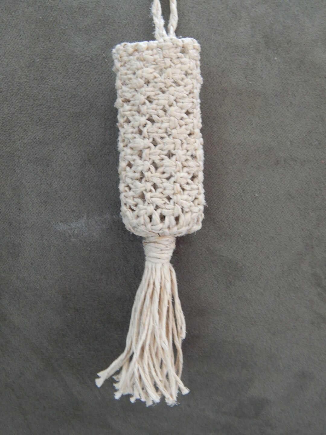 Vape Pen/lighter Hemp Macrame Holder Basket Neck Cord -natural/ Brown ...