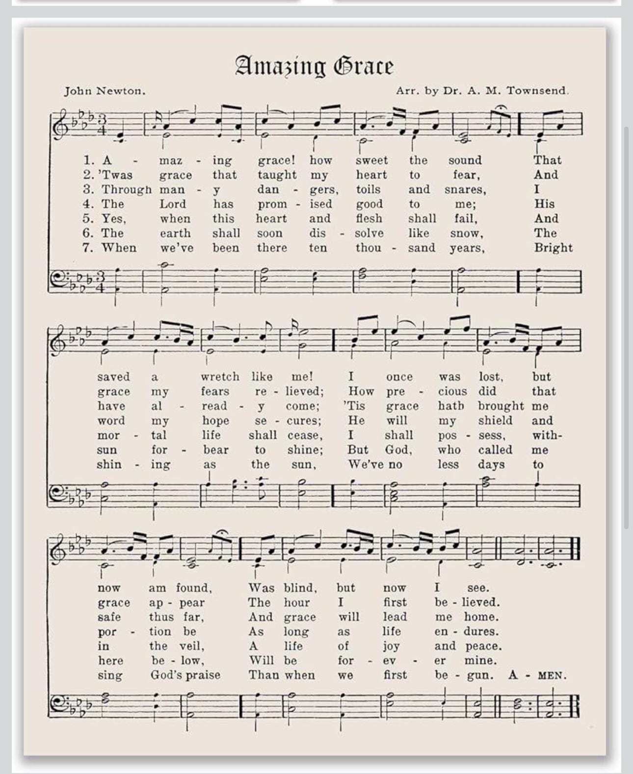 Hymn Decorative Cutting Board: Farmhouse Church Decor - Etsy