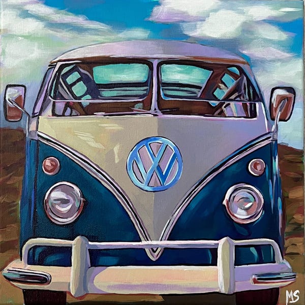 Vw Van Art - Etsy